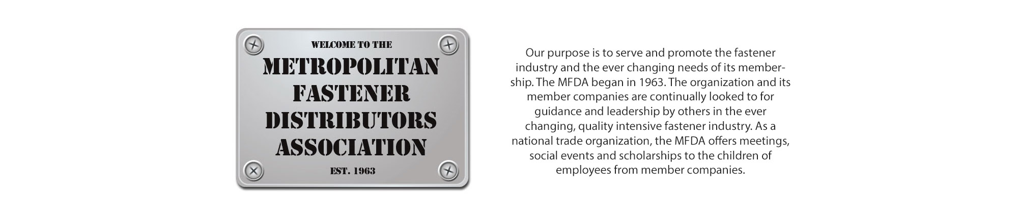 MFDA – Metropolitan Fastener Distributors Association